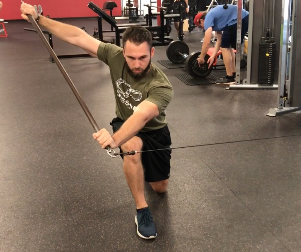 Exercise of the Week: Half-Kneeling Cable Lift w/Flexion-Rotation Hold ...