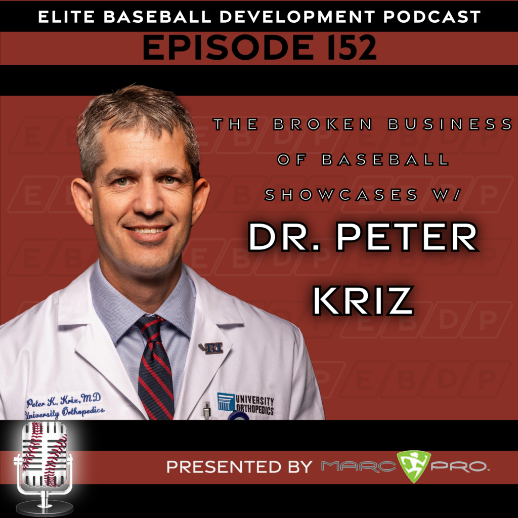 CSP Elite Baseball Development Podcast: The Broken Business of Baseball Showcases with Dr. Peter ...