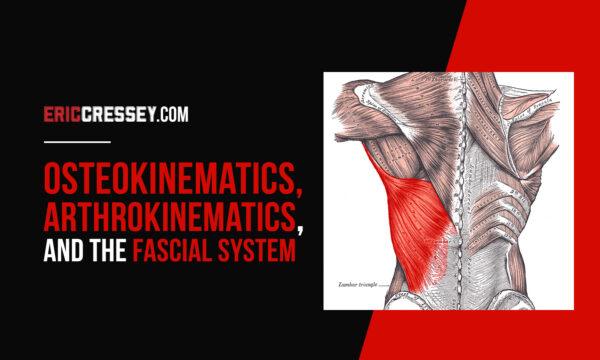 Osteokinematics, Arthrokinematics, and the Fascial System - EricCressey.com